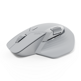 Rapoo MT760L Multimode Wireless Ergonomic Mouse - Grey White